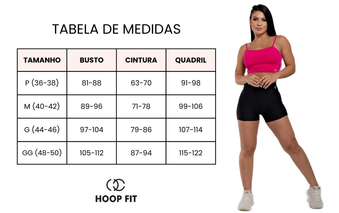 Shorts Saia Esportivo - Hoop Fit